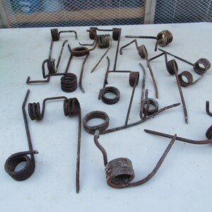 Spring Assortment, Rusty and Rustic Springs-for Crafts, Altered Art ...