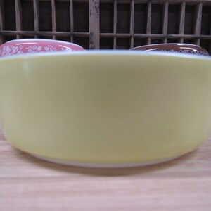 Pyrex Casserole 471, Snowflake Garland, Early American, Yellow Verde ...