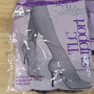Silkies Panty Hose, TLC Support Pantyhose, 8 Unopened Packages Jet Black Color Panty Hose - Etsy