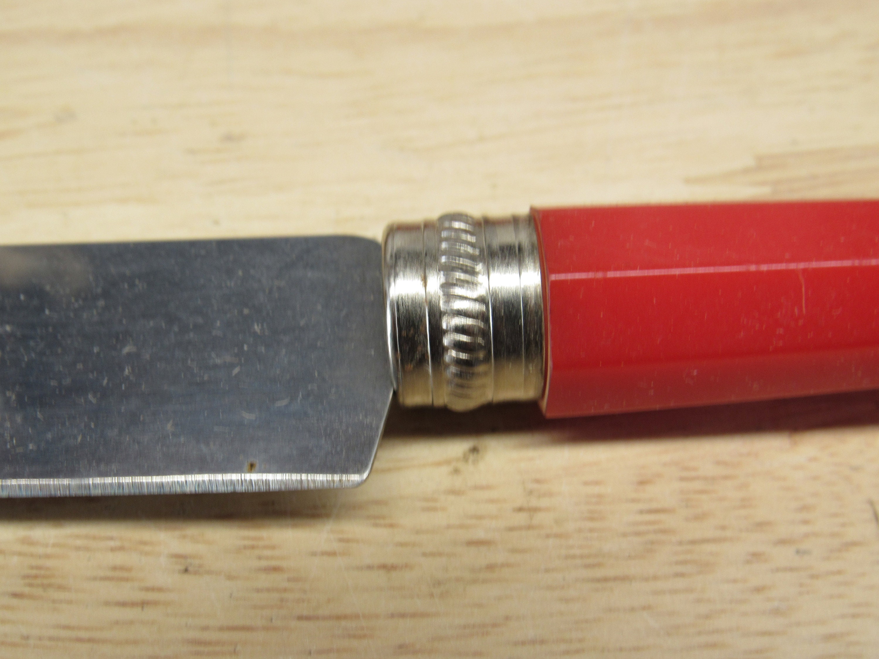 MCM Carving Set, Red Plastic Handle Knife and Fork Carving Set - Etsy