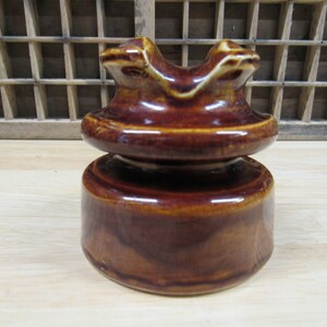 Locke Porcelain Insulator, Locke High Topper Brown Porcelain Insulator ...