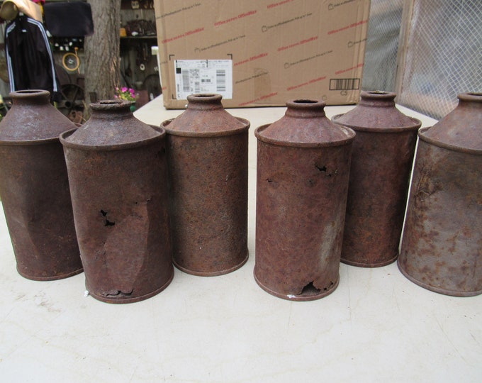 Rusty Cone Cans, 3 Rusty Cone Cans, Rusty Cone Beer Cans - Etsy