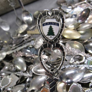 50 Souvenir Spoons, Variety Grab Bag Allotment of 50 Collectible ...