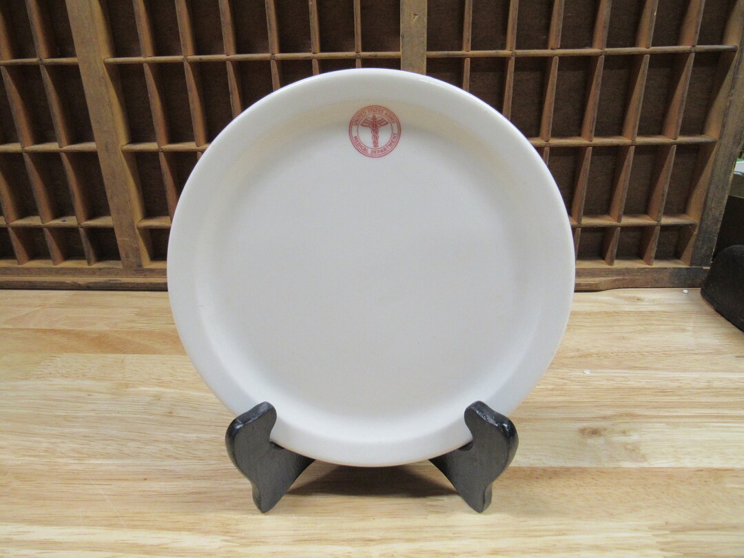 US Army Plate, US Army Medical Department Plate, 7 1/4 US Army Medical ...