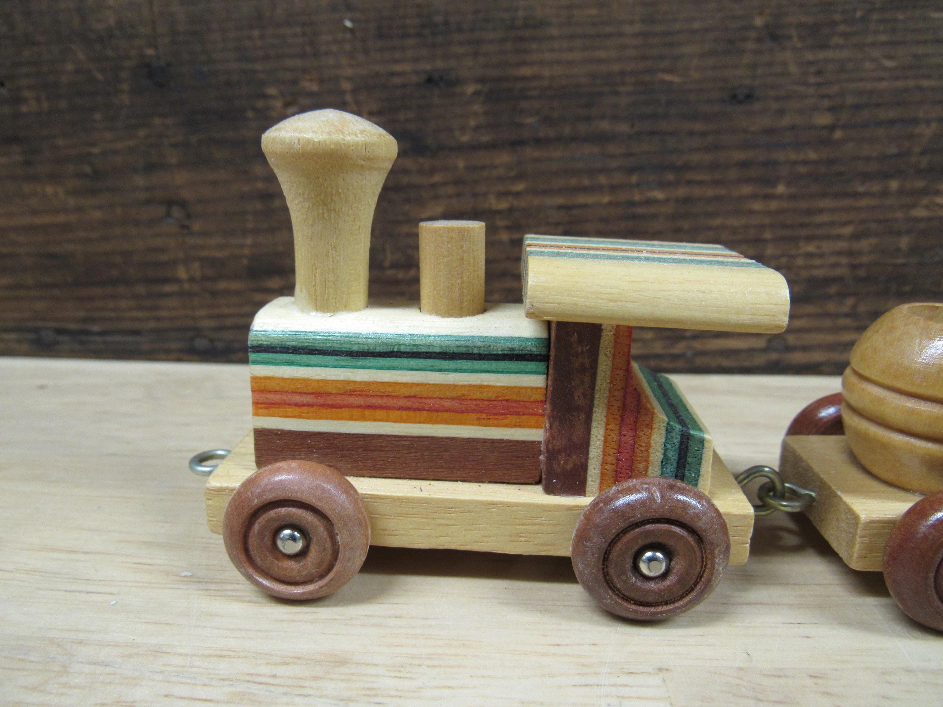 Miniature Toy Train, Miniature Wooden Train - Etsy