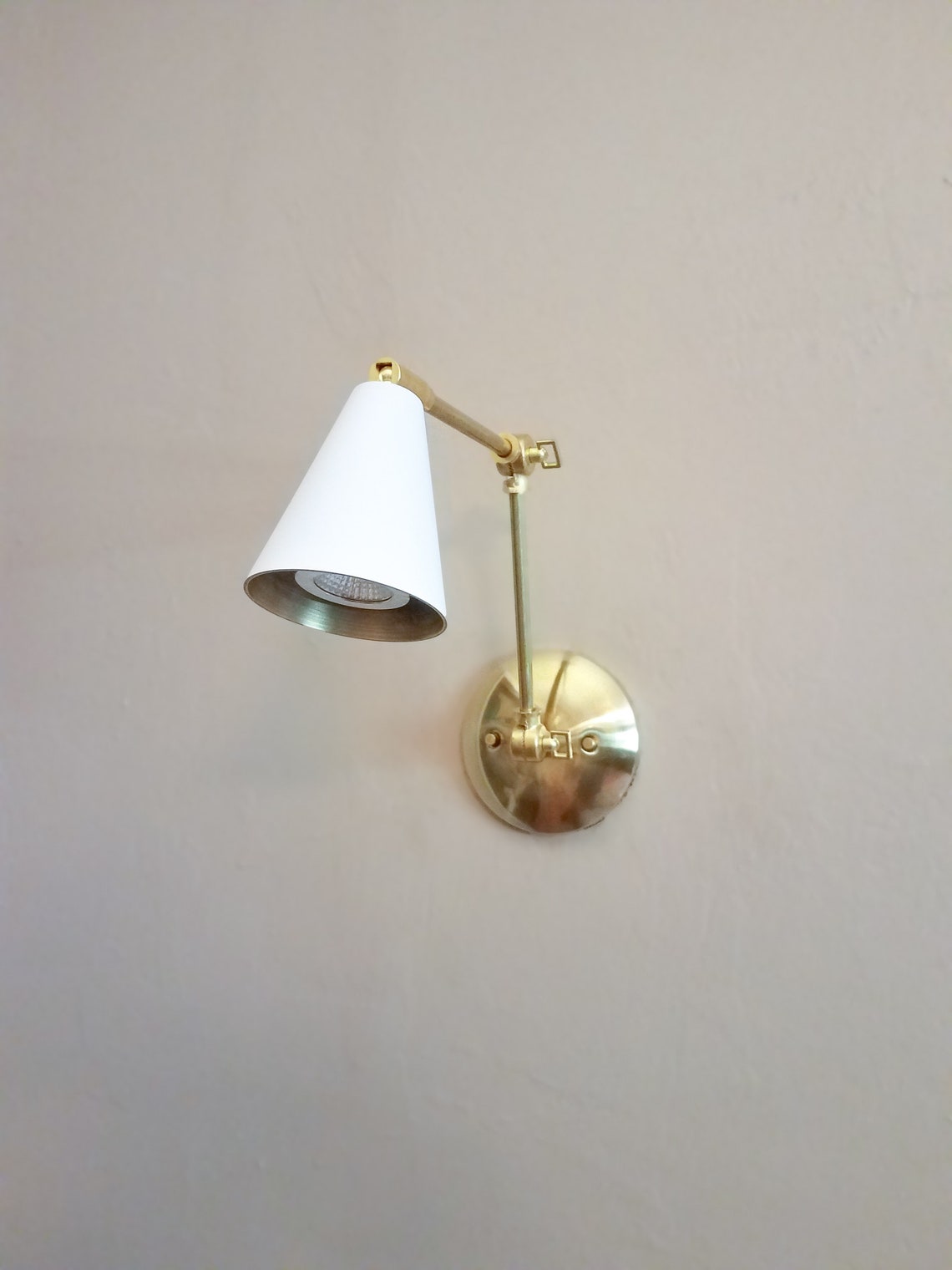 Kitchen Shelves Adjustable Wall Light Industrial Sconce | Etsy