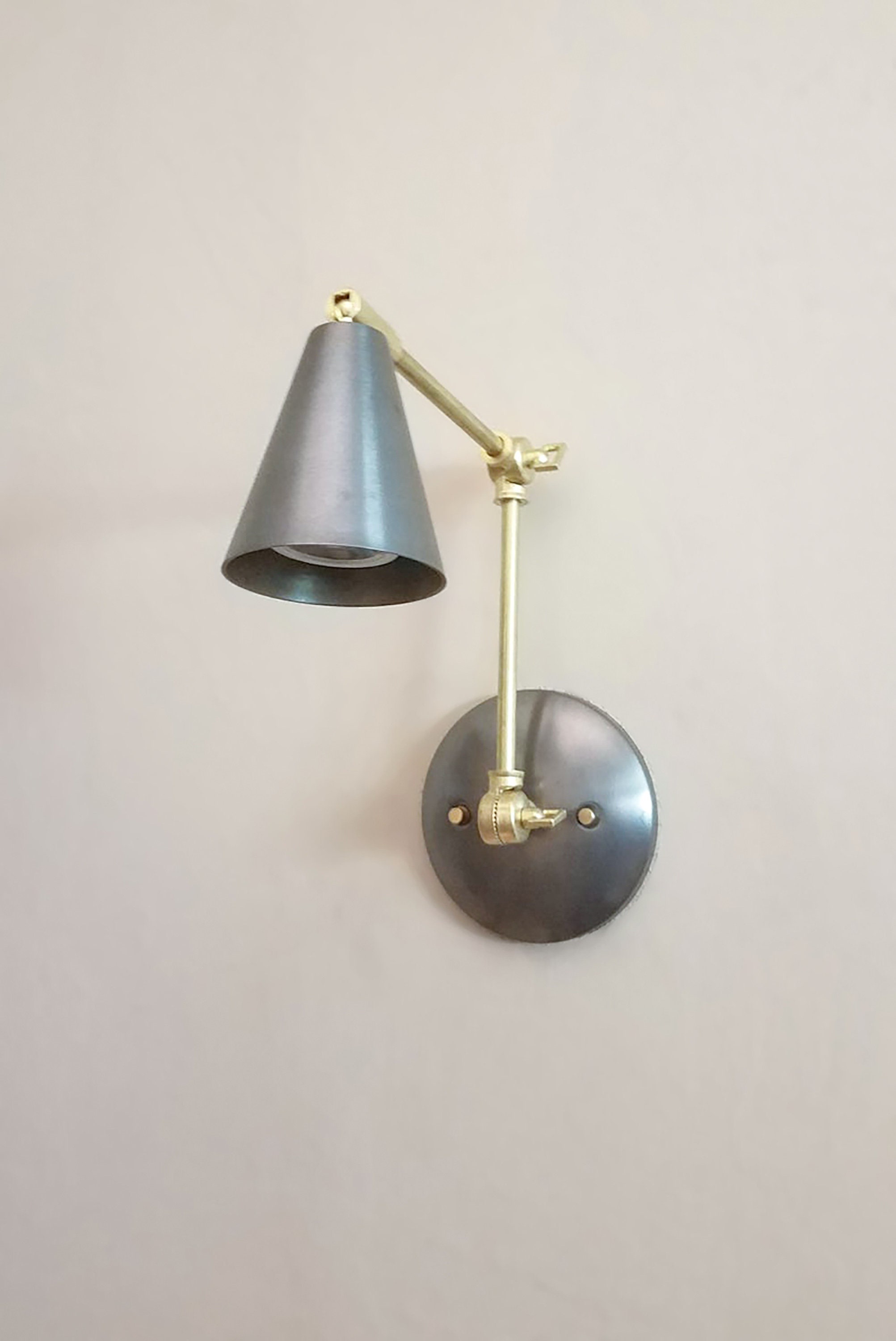 Kitchen Shelves Adjustable Wall Light Industrial Sconce | Etsy