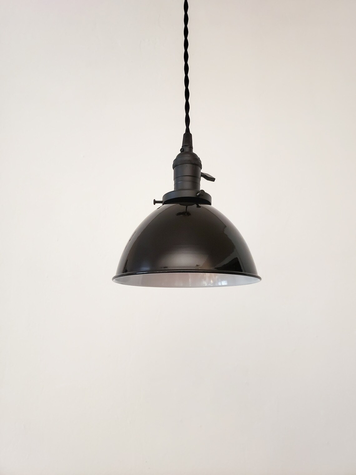 7" Pendant Light - Matte Black - Mid Century - Modern - Industrial ...