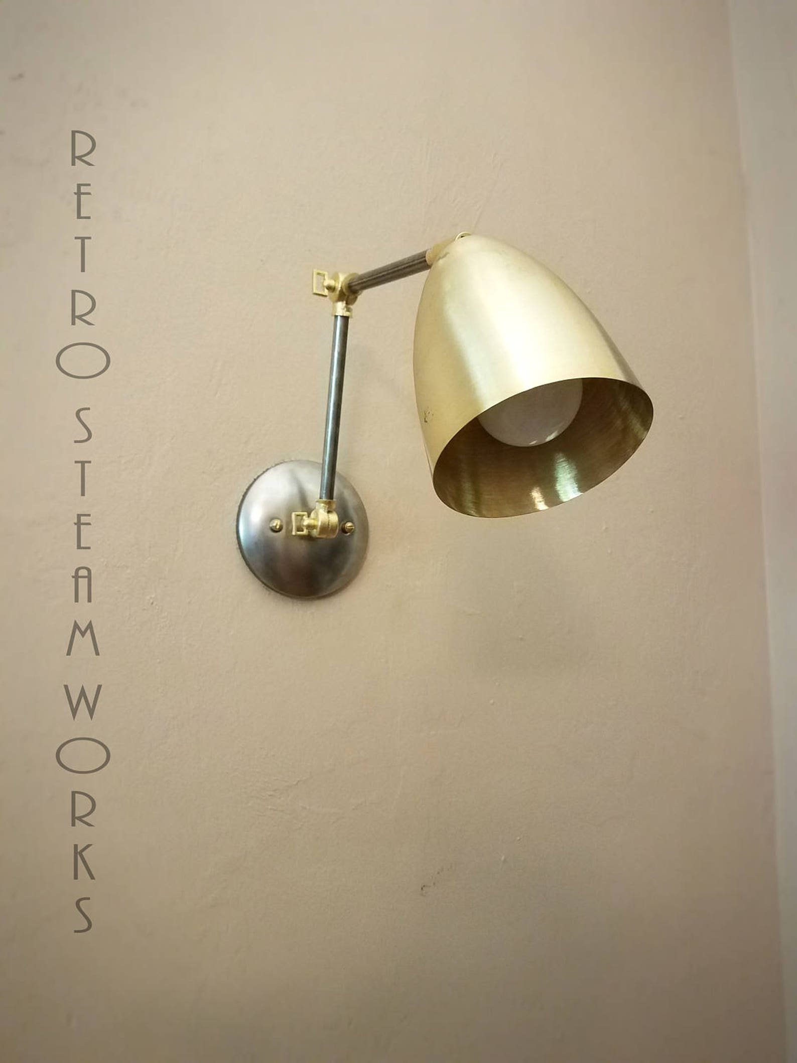 Kitchen Shelves Adjustable Wall Light Industrial Sconce - Etsy