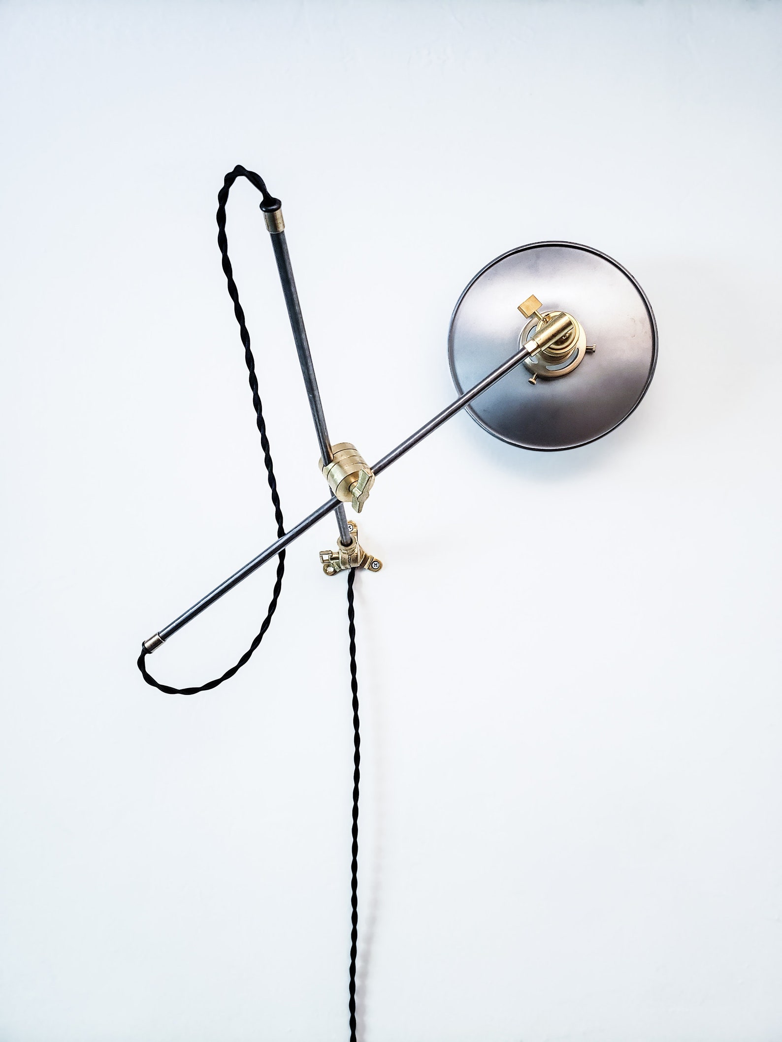 Plug in Kitchen Shelves Scissor Sconce - Adjustable Wall Lamp- Gold ...