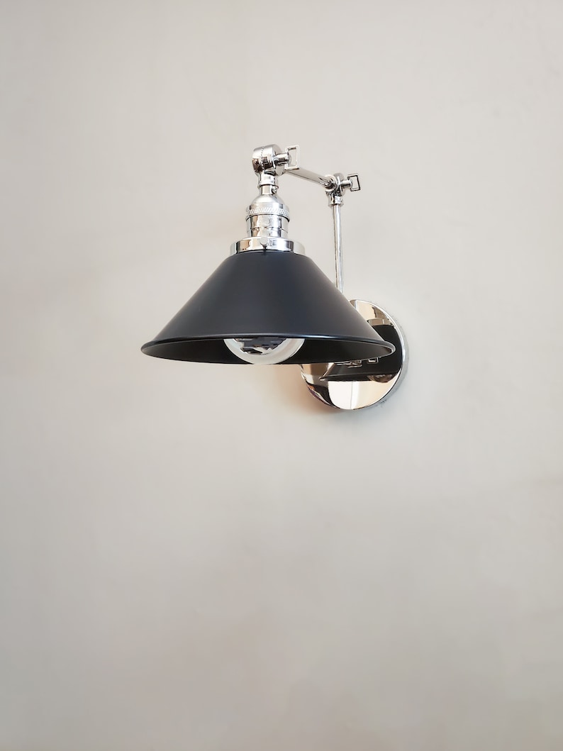 Kitchen Shelves Adjustable Wall Light Industrial Sconce | Etsy