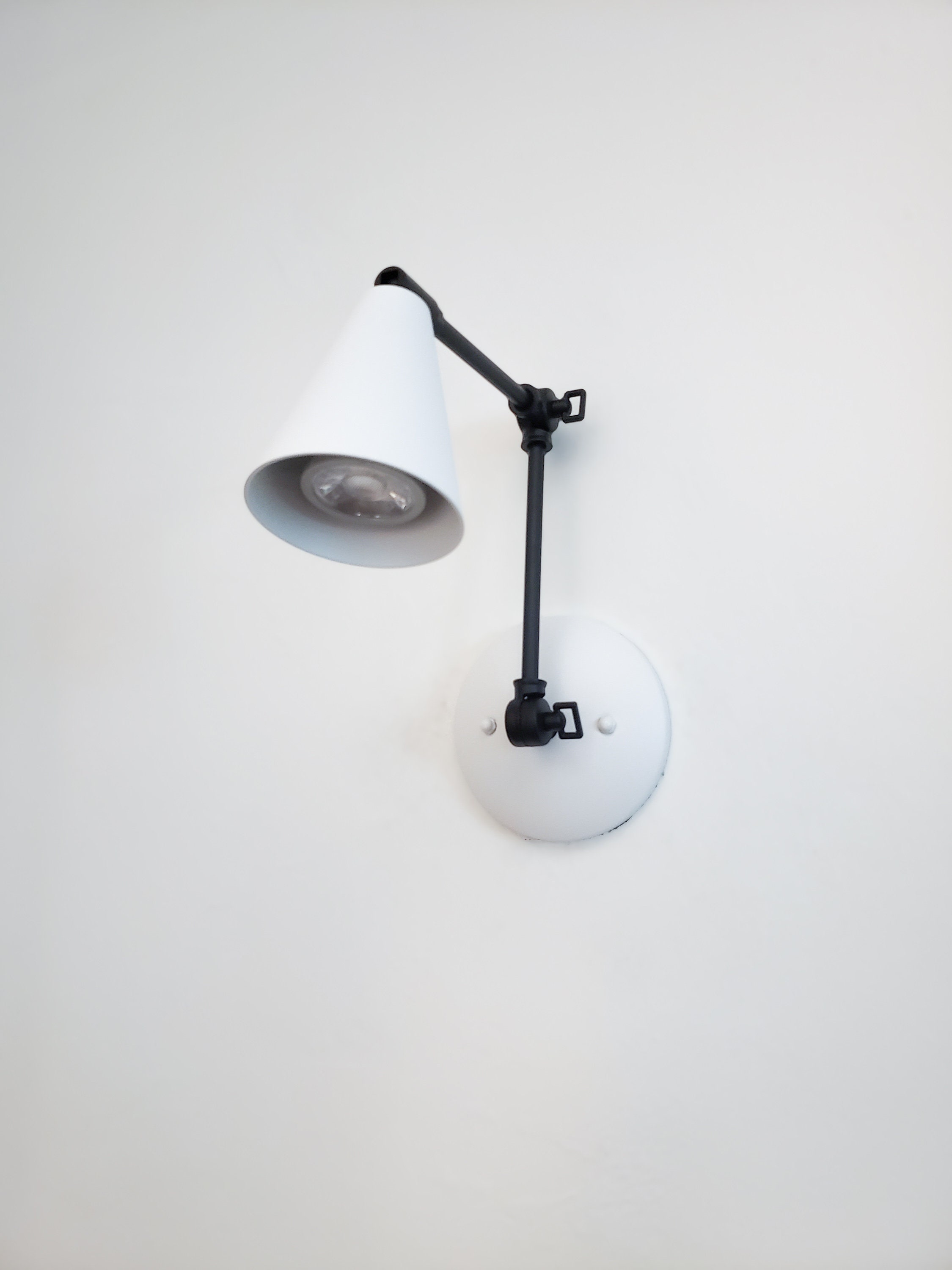 Kitchen Shelves Adjustable Wall Light Industrial Sconce | Etsy