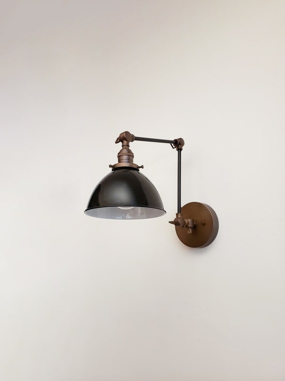 Industrial Swing Arm Lights Industrial Swing Arm Wall Light Fixture