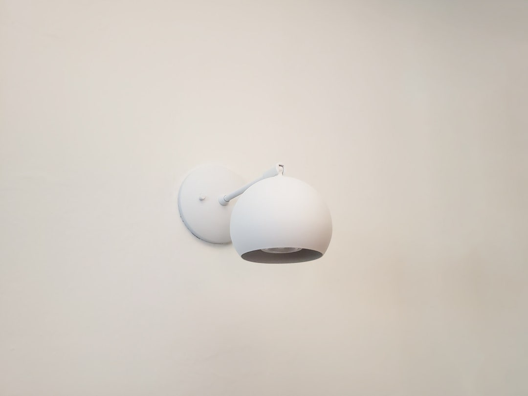 Adjustable Wall Light - Bedside Light Modern White Sconce - Mid Century ...