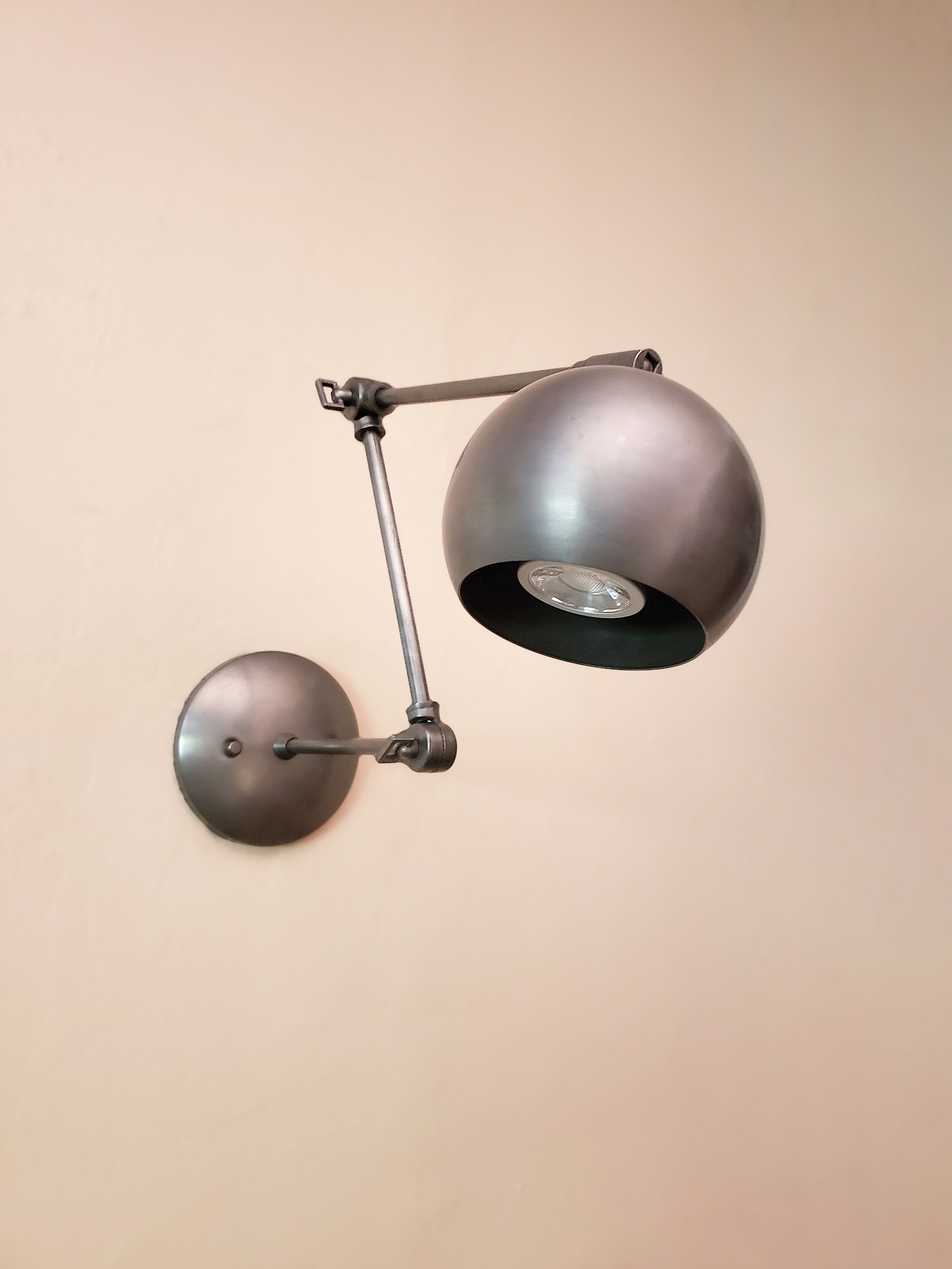 Kitchen Shelves Adjustable Wall Light Industrial Sconce | Etsy