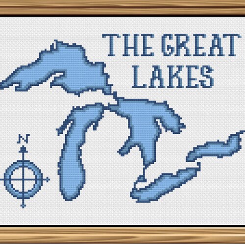 Pattern: the Great Lakes - Etsy