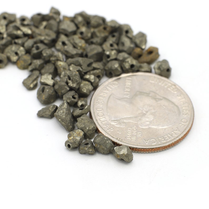 Genuine Raw Faceted Pyrite Nugget Beads for Jewelry 5-8 Mm | Etsy