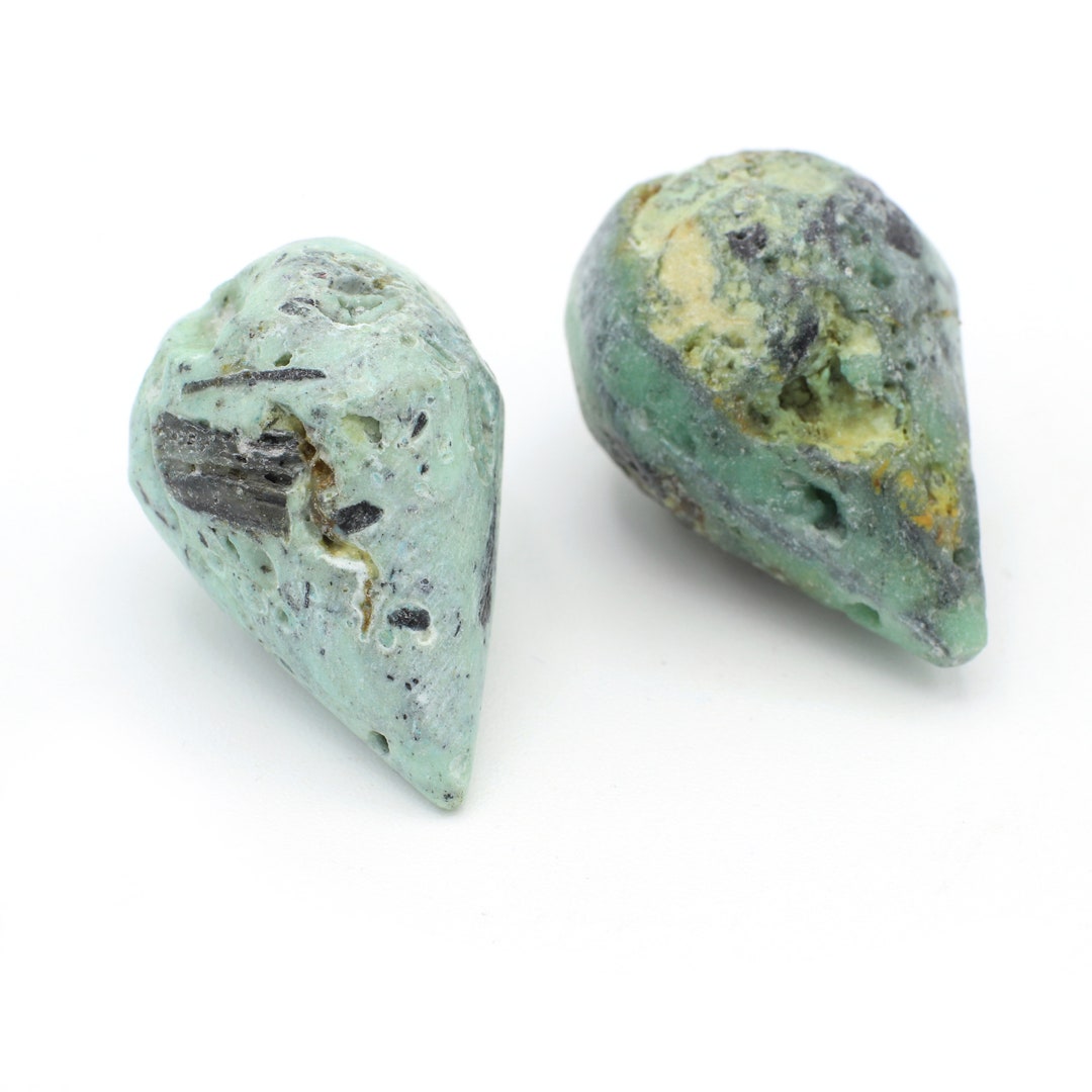 Vintage Large Genuine Turquoise Teardrop Stone, Turquoise Pendant ...