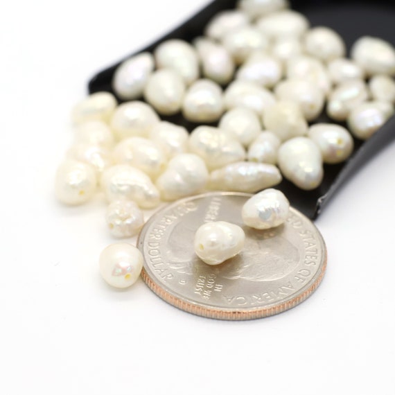 Real genuine Freshwater Rice Pearls Mixed With