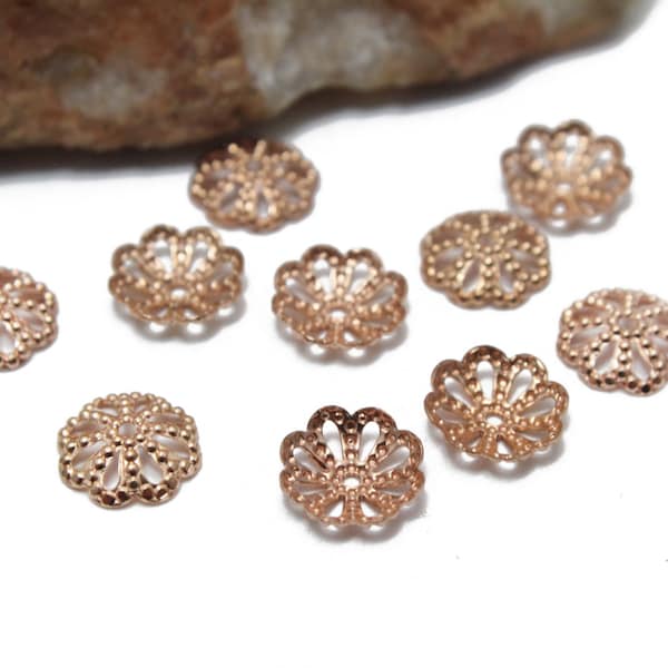Rose Gold Filigree - Etsy