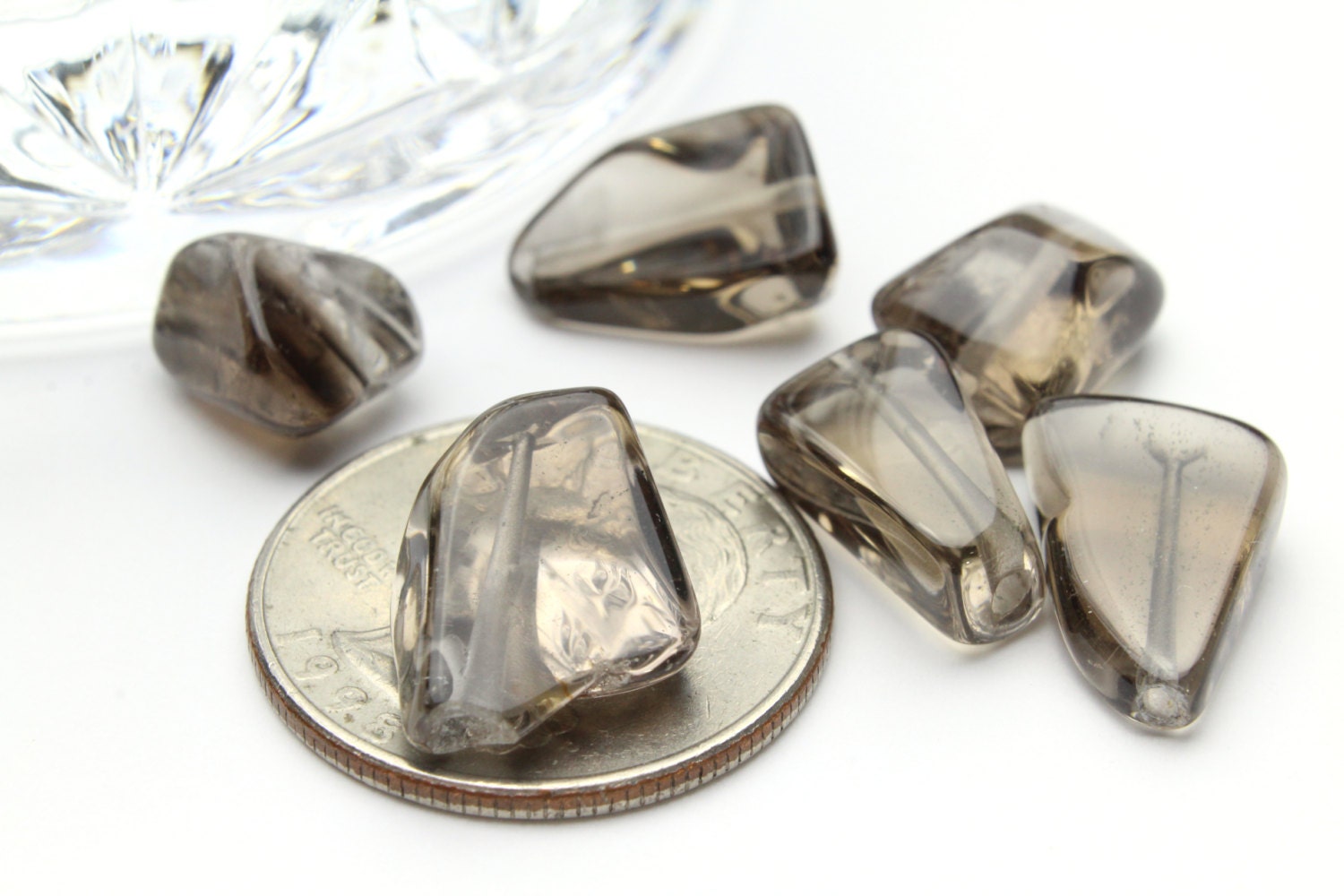 Genuine Irregular Shaped Smokey Topaz Stones Smoky Topaz | Etsy