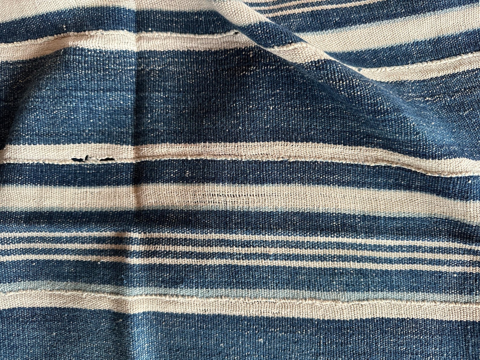 Vintage Dafi Indigo Pillow Cover | Rare African Textile | Handwoven ...
