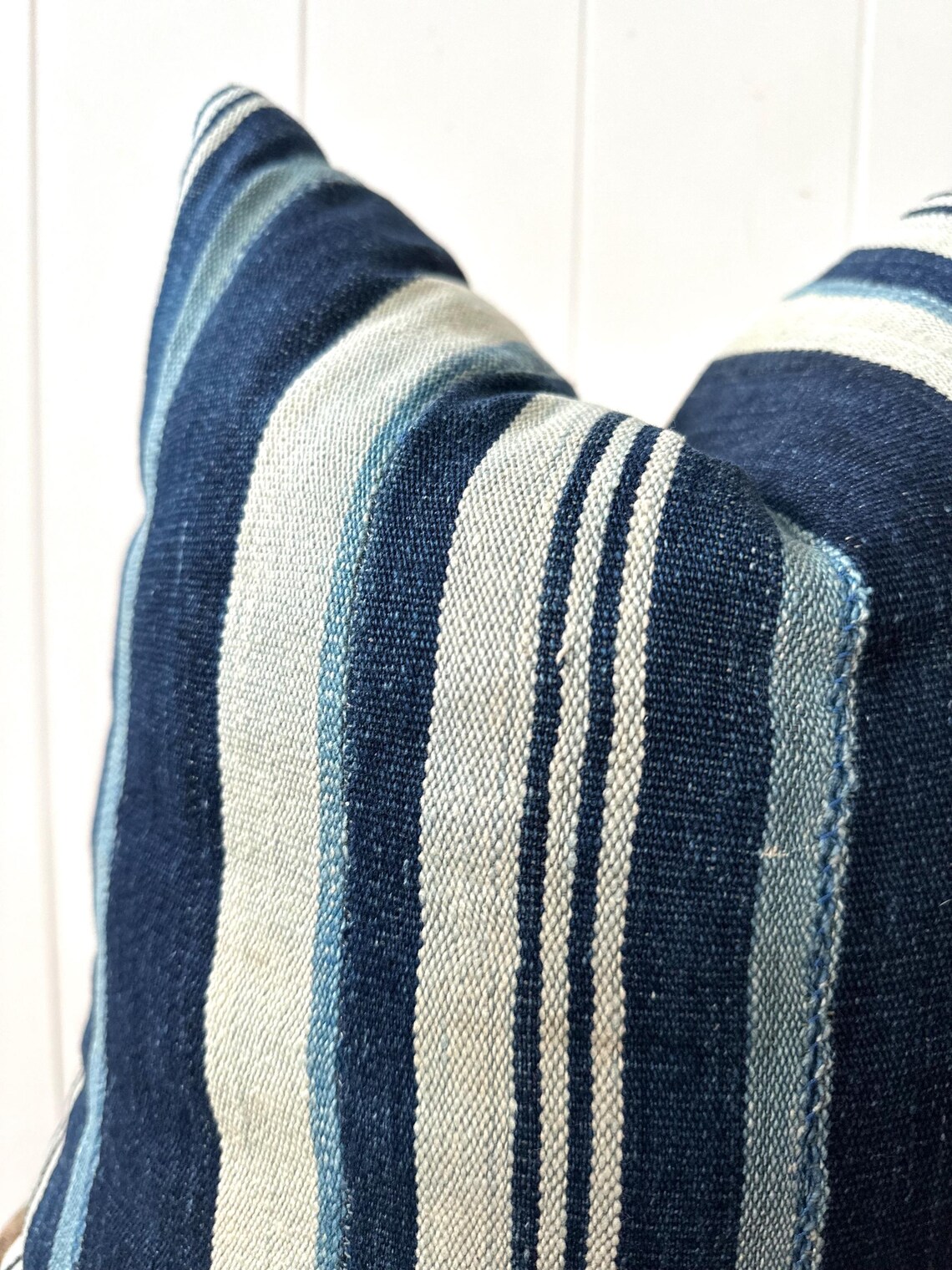 Vintage Dafi Indigo Pillow Cover | Rare African Textile | Handwoven ...