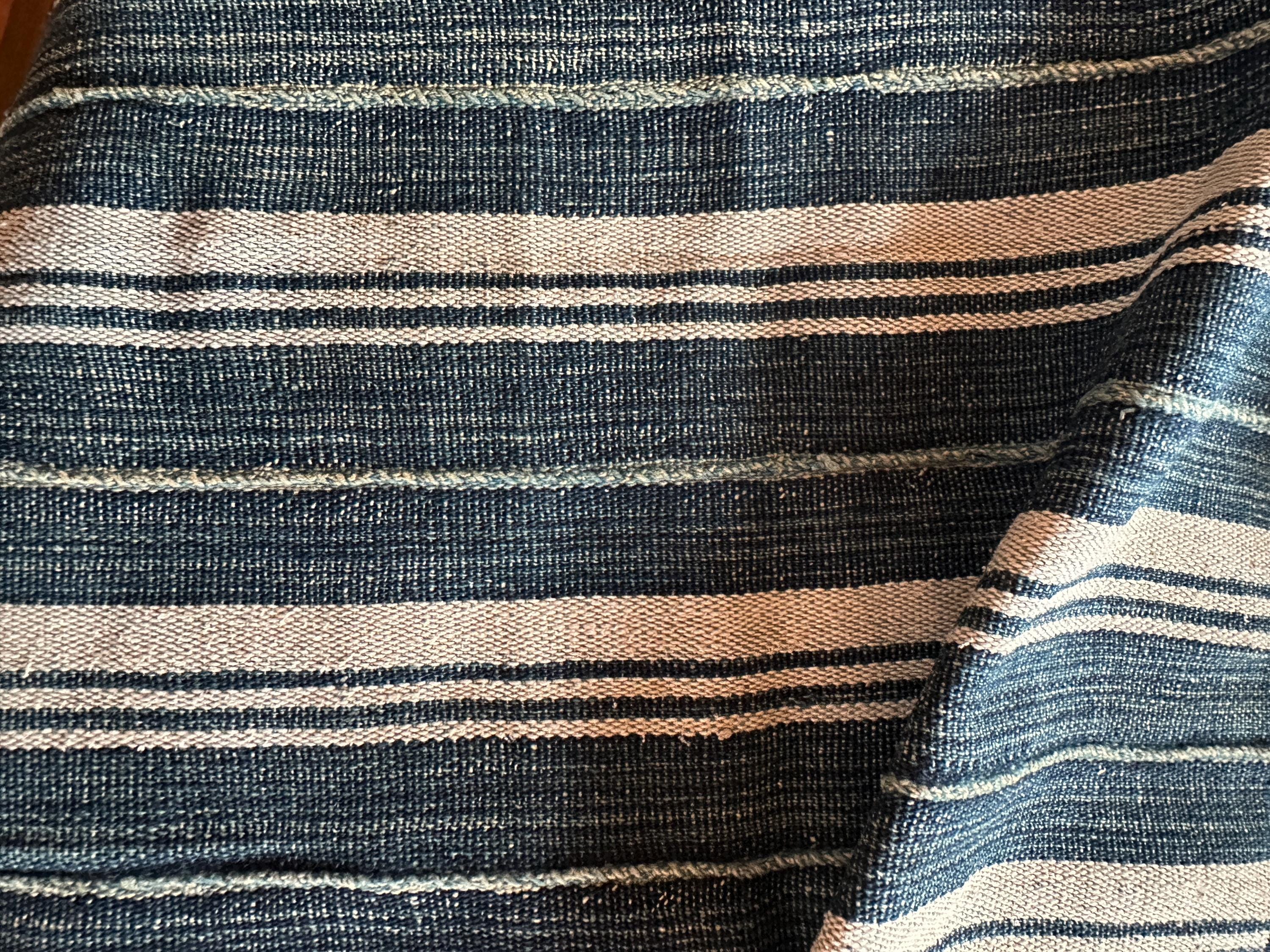 Vintage Dafi Indigo Pillow Cover | Rare African Textile | Handwoven ...