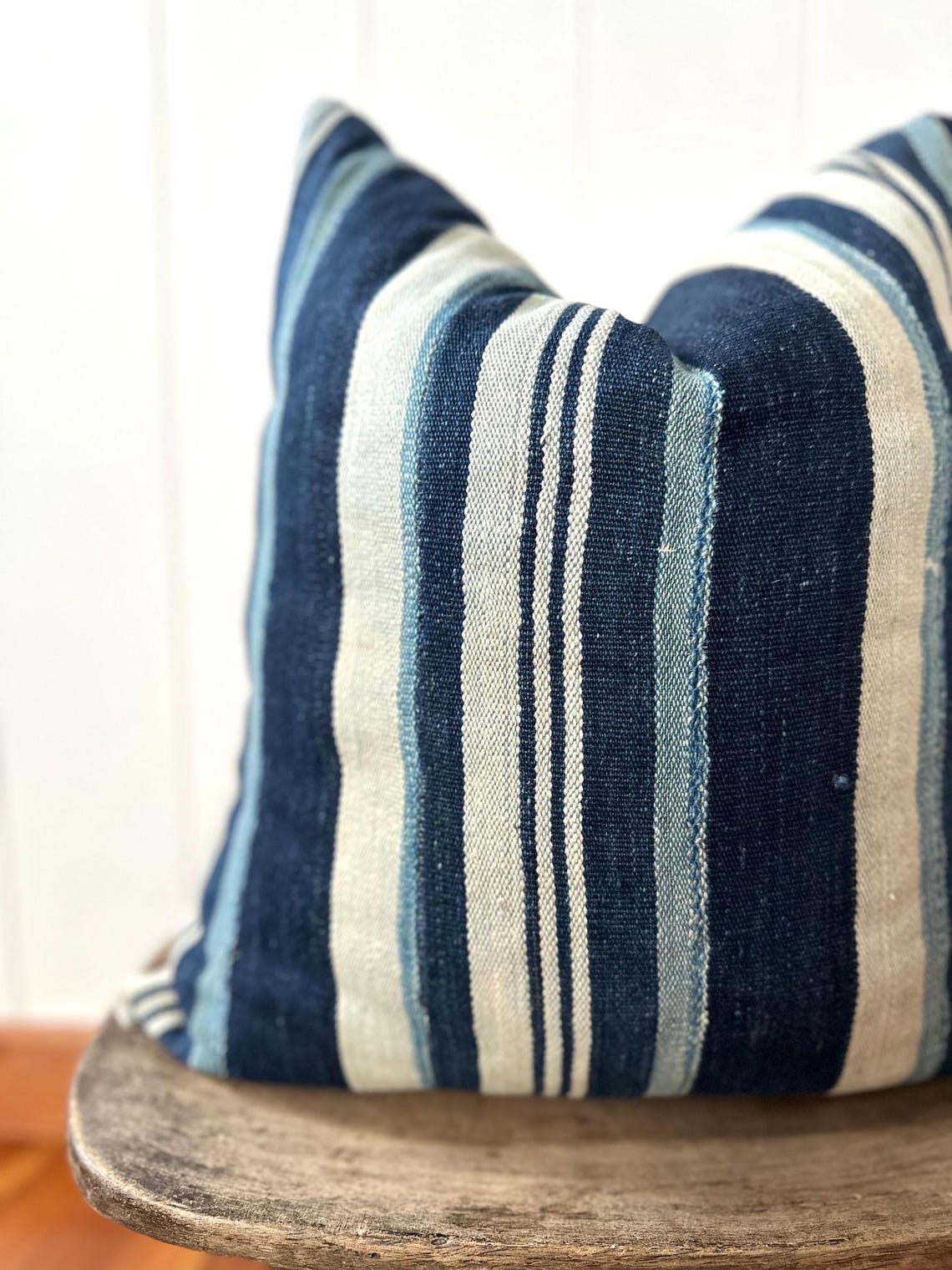 Vintage Dafi Indigo Pillow Cover | Rare African Textile | Handwoven ...