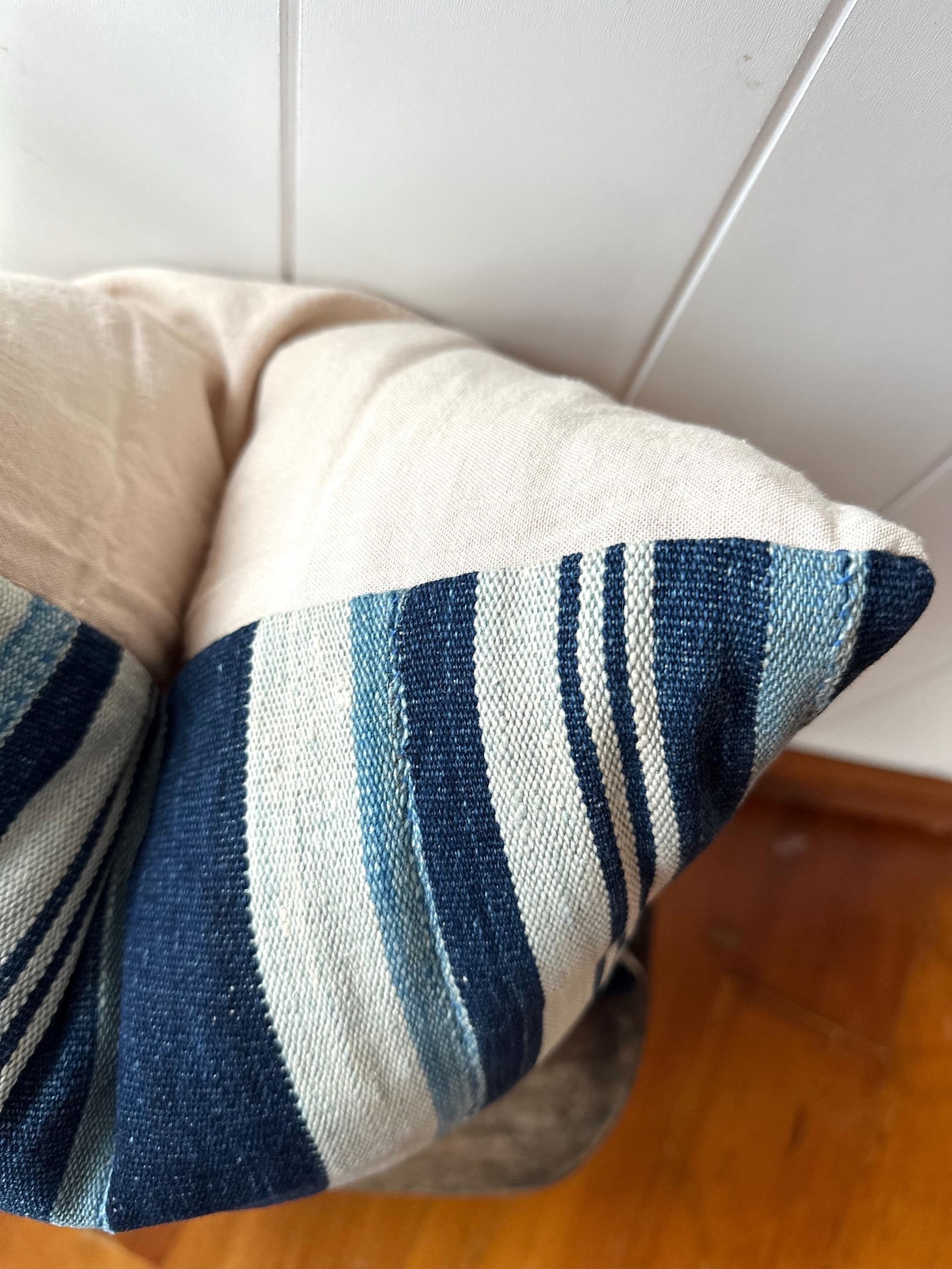 Vintage Dafi Indigo Pillow Cover | Rare African Textile | Handwoven ...