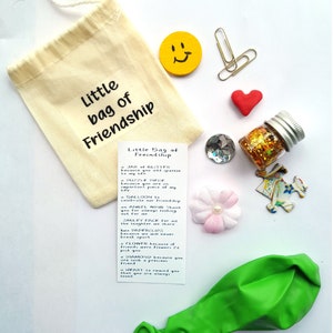 Little Bag of Friendship, Small Gift, BFF Gift, Bestie, Party Favor ...