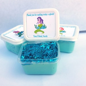 Mermaid Slime Pack of 3 Birthday Slime Classroom Treats Mermaid Party ...