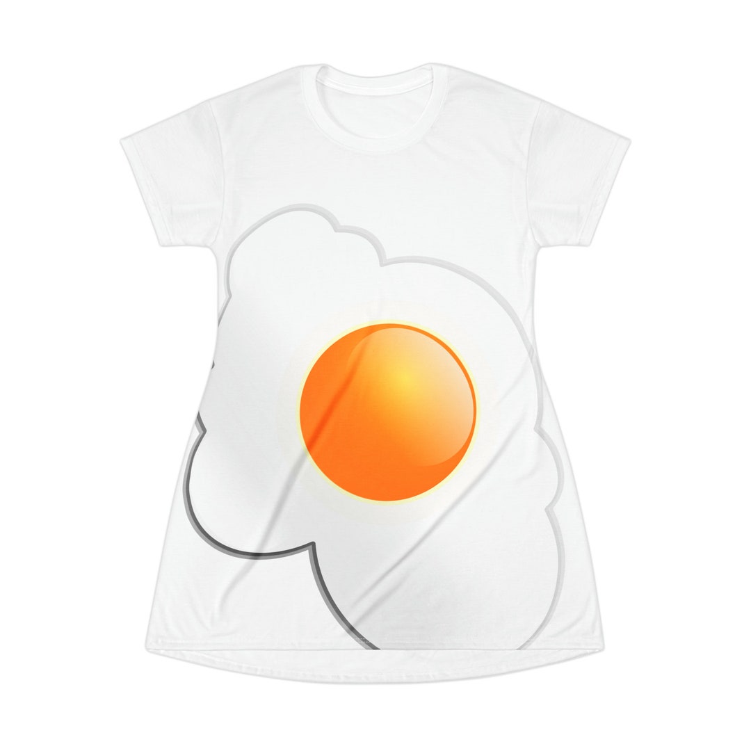 Fried Egg Dress, Funny Costume, Egg Shirt Dress, Breakfast Group ...
