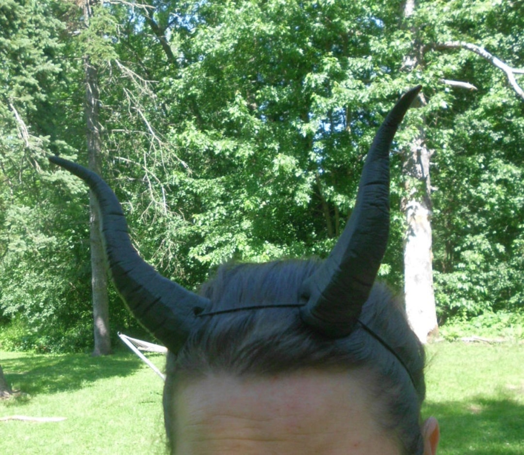 Large Horns, Dragon, Demon, Devil, Satan, You Choose Color, Textured ...