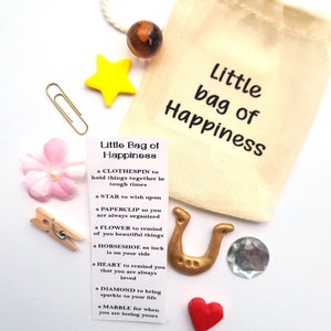 Little Bag of Happiness, Small Gift, I Love You, Cheer Up, Birthday ...