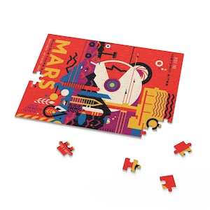 Nasa Puzzle, Vision of the Future, Mars, Retro Space, Vintage Artwork ...