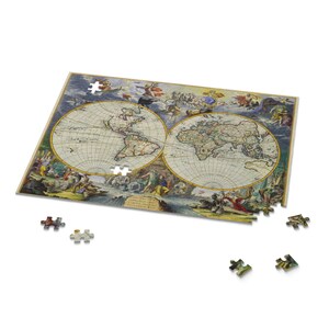 Atlas Puzzle, Van Der Hagen, World Map, Fun Jigsaw Game, Geography ...