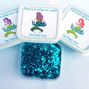 Mermaid Slime Pack of 3 Birthday Slime Classroom Treats Mermaid Party ...