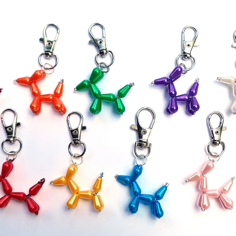Balloon Dog Keychain - Etsy