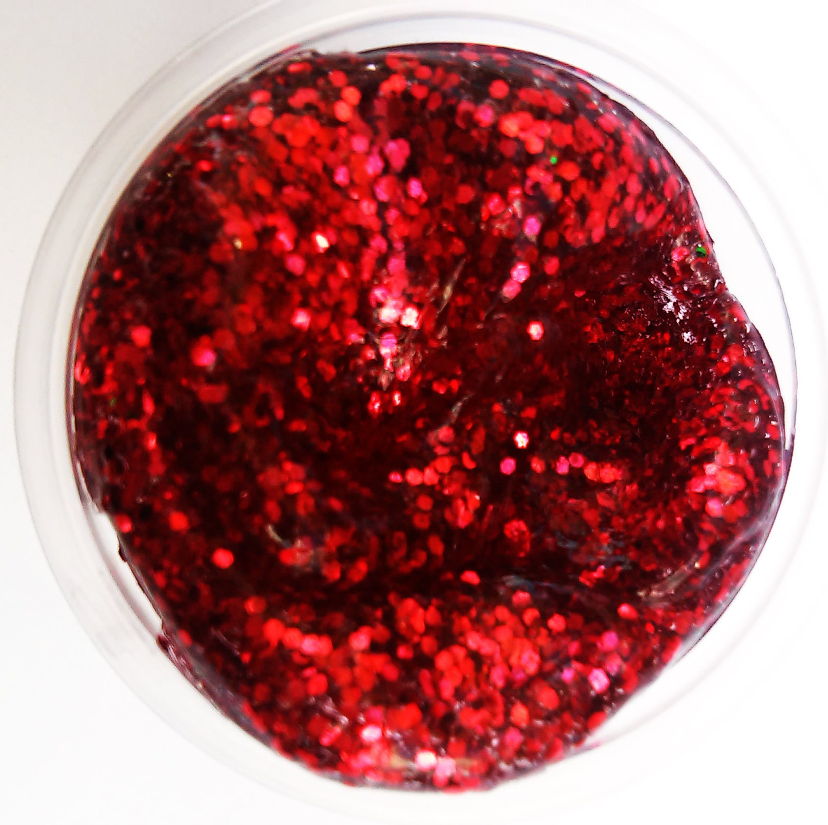 Red Glitter Slime Ruby Deep clear slime Burgundy Shimmery | Etsy