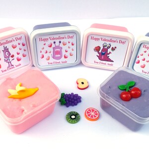 Valentine's Day Slime Pack 6 Love Monster Slime Classroom Treats Party ...