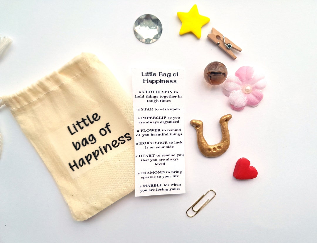 Little Bag of Happiness, Small Gift, I Love You, Cheer Up, Birthday ...