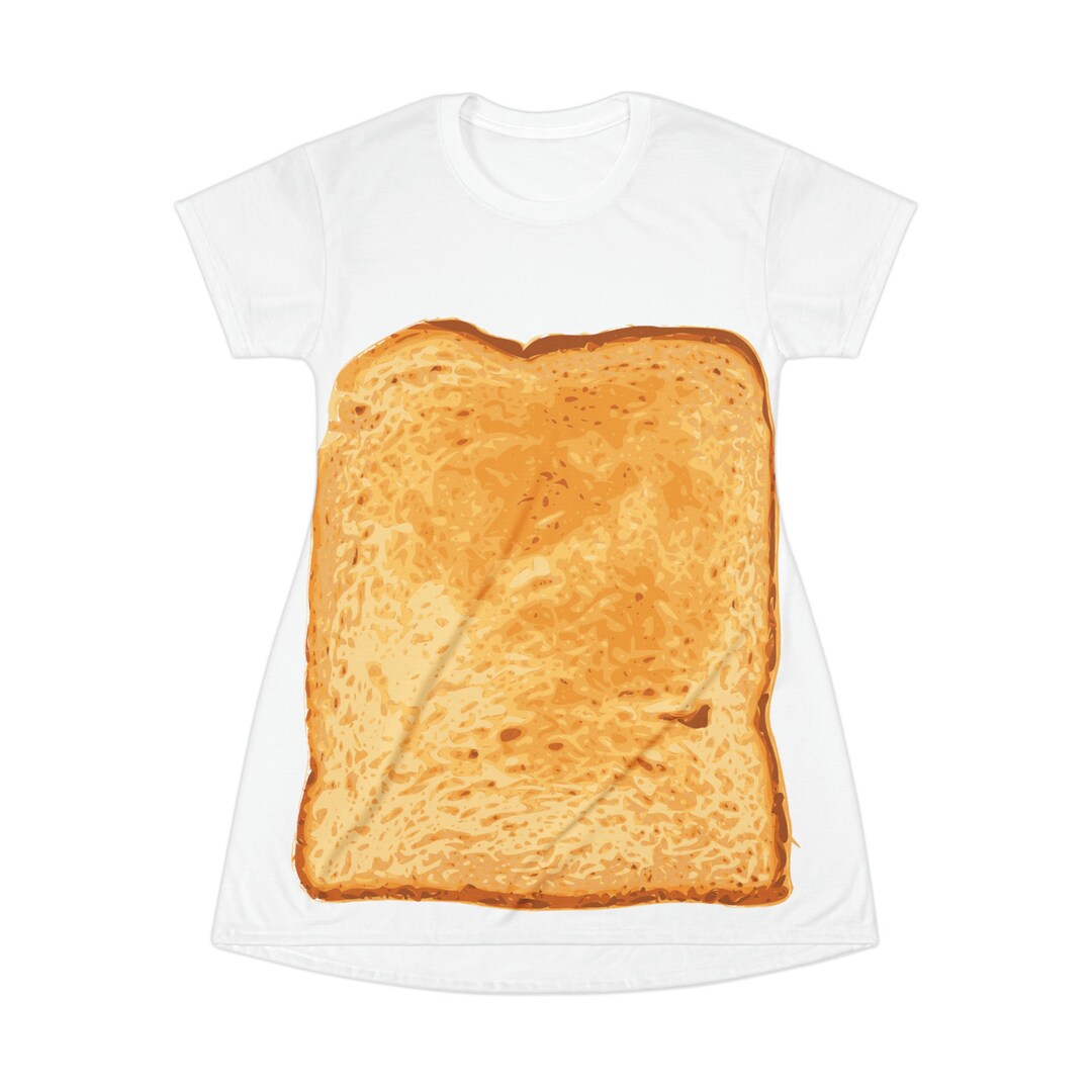 Toast Dress, Funny Costume, Bread Shirt Dress, Breakfast Group Costume ...