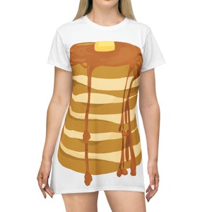 Pancake Dress, Funny Costume, Stack of Flapjacks, Shirt Dress ...