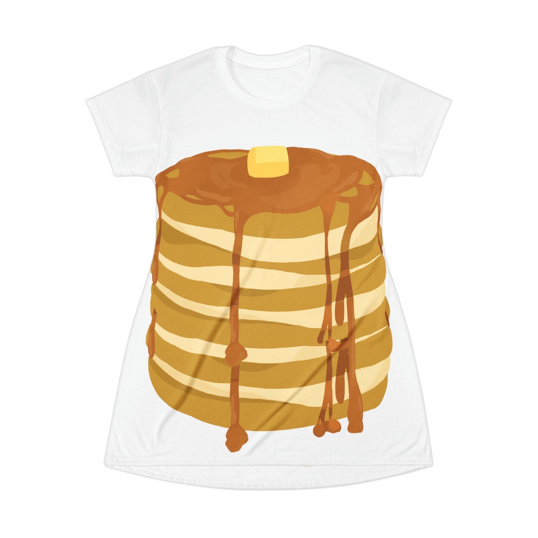 Pancake Dress, Funny Costume, Stack of Flapjacks, Shirt Dress ...