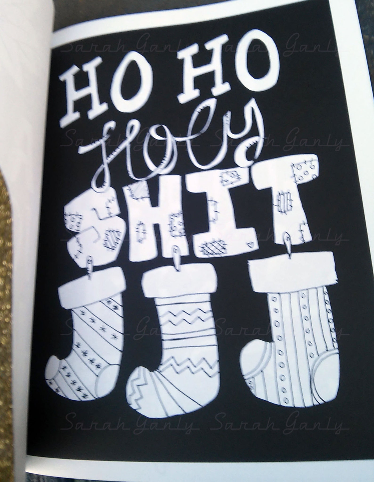 Holiday Swear Word Coloring Book Sweary Christmas Physical | Etsy