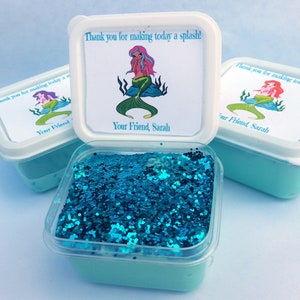 Mermaid Slime Pack of 3 Birthday Slime Classroom Treats Mermaid Party ...