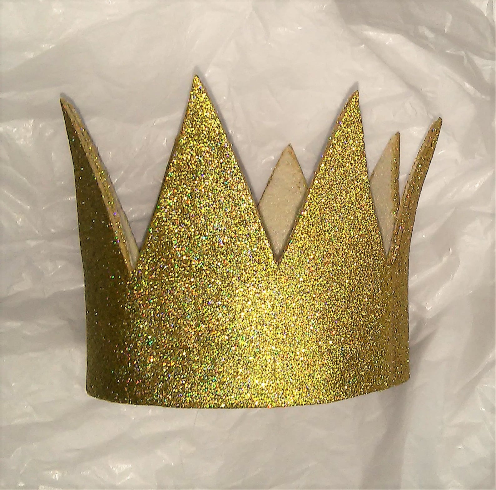 Small Gold Crown Sparkle Child Size 15 16 | Etsy