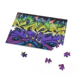 Graffiti Puzzle, Puzzle for Adults, Street Art, Unique Jigsaw, Abstract ...