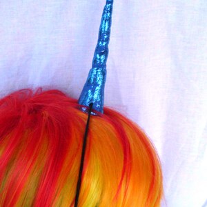 Unicorn Horn, 5", Any Color, Glitter Unicorn Horn, Sparkly Unicorn Horn ...